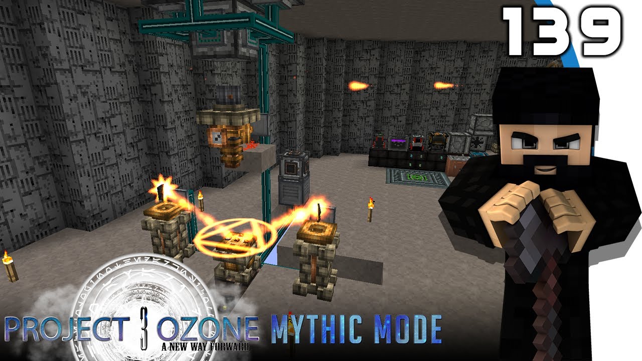 [Minecraft] Project Ozone 3 MYTHIC #139 - Exchange Tablet Automation ...