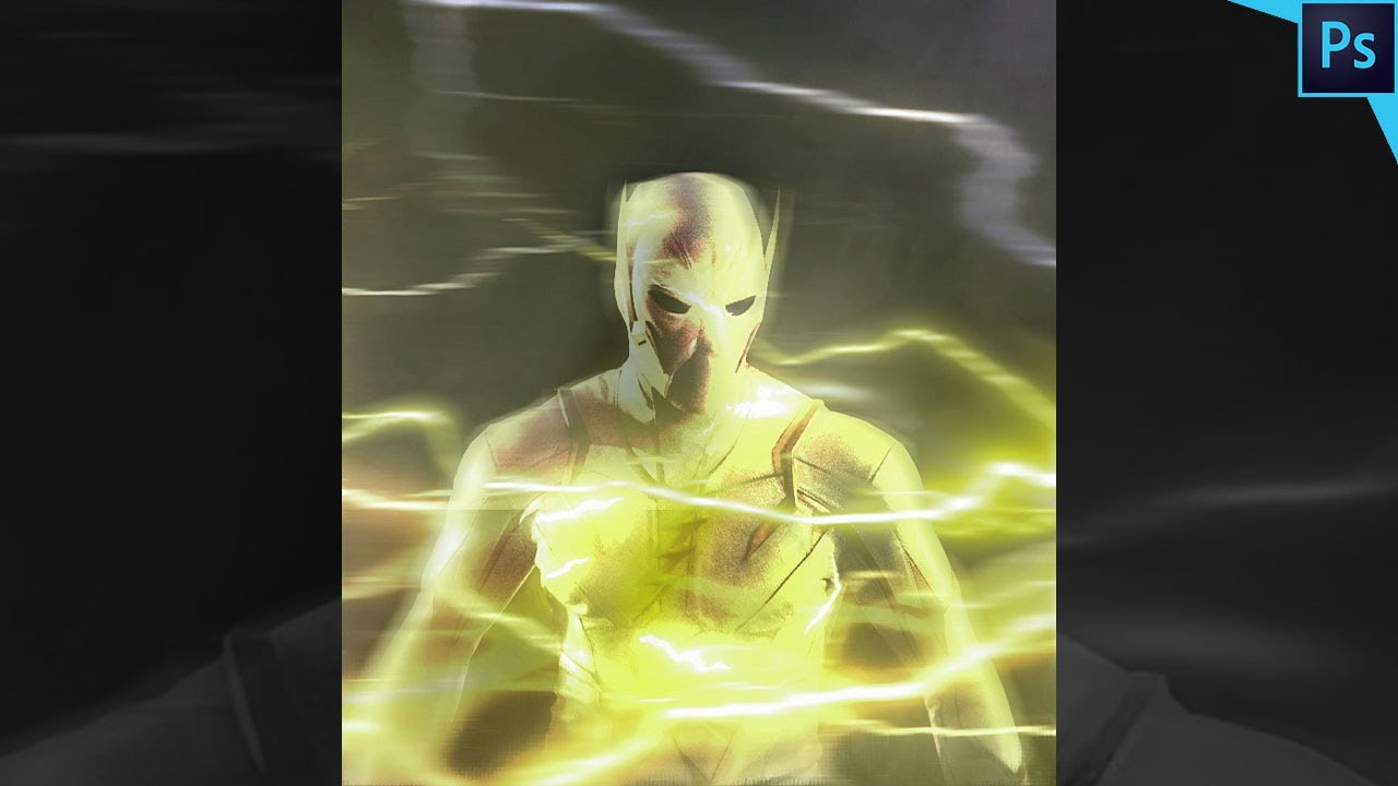 'GODSPEED' POSTER (The Flash CW) SPEEDART! | Photoshop CC - YouTube
