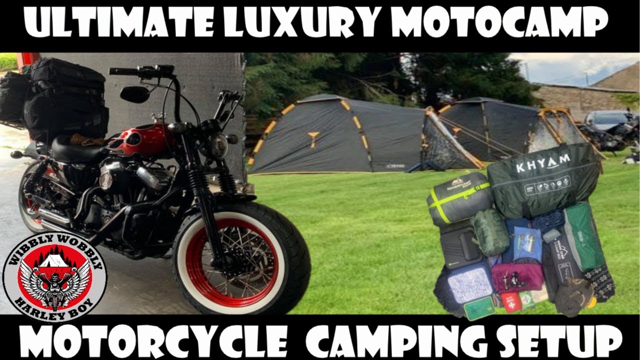 The Ultimate in Luxury MotoCamping / Motorcycle Camping Gear Setup ...