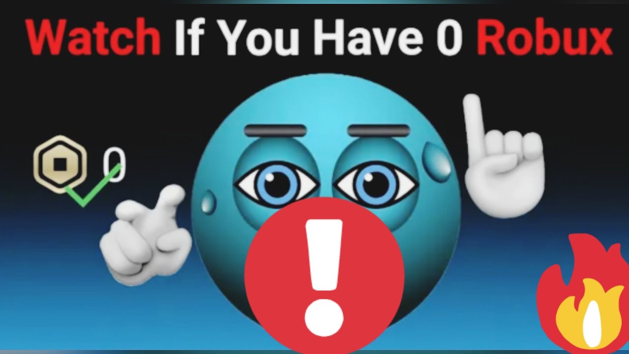 If you have 0 rebux watch this video!!🤔(hurry up!) - YouTube