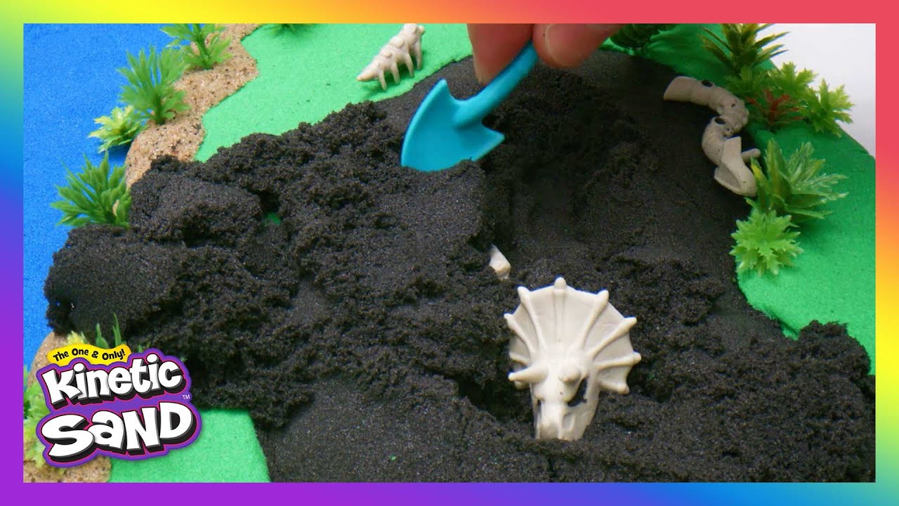 Kinetic Sand Dino World | Kinetic Sand - YouTube