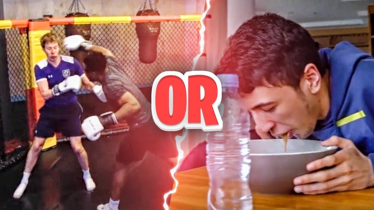 WOULD YOU RATHER IN REAL LIFE - FIGHT VS PRO BOXER OR MYSTERY MEAL ...