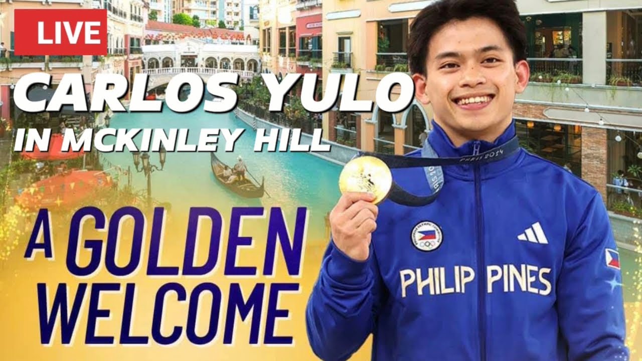 Carlos Yulo Homecoming In McKinley Hill Live! - YouTube