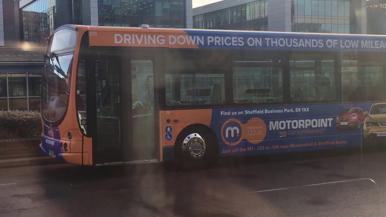 TM Travel Bus 613 In Motorponit The Car Market Sheffield Livery At ...