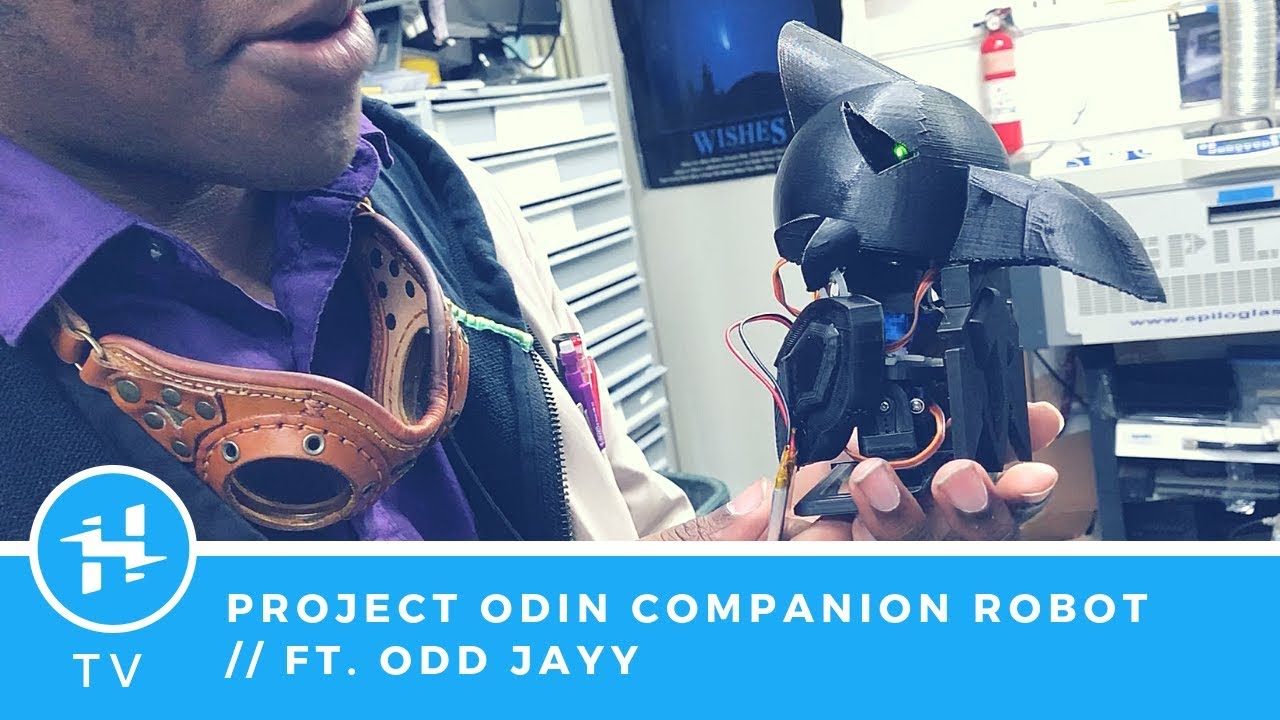 Odd Jayy's "Odin" Robot // Hackster Café - YouTube