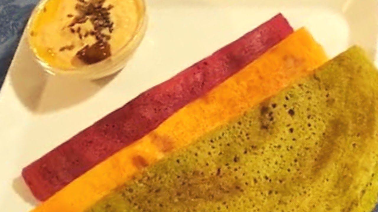 3 TYPES HEALTHY DOSA RECIPES.....CARROT DOSA....BEETROOT DOSA...PALAK ...