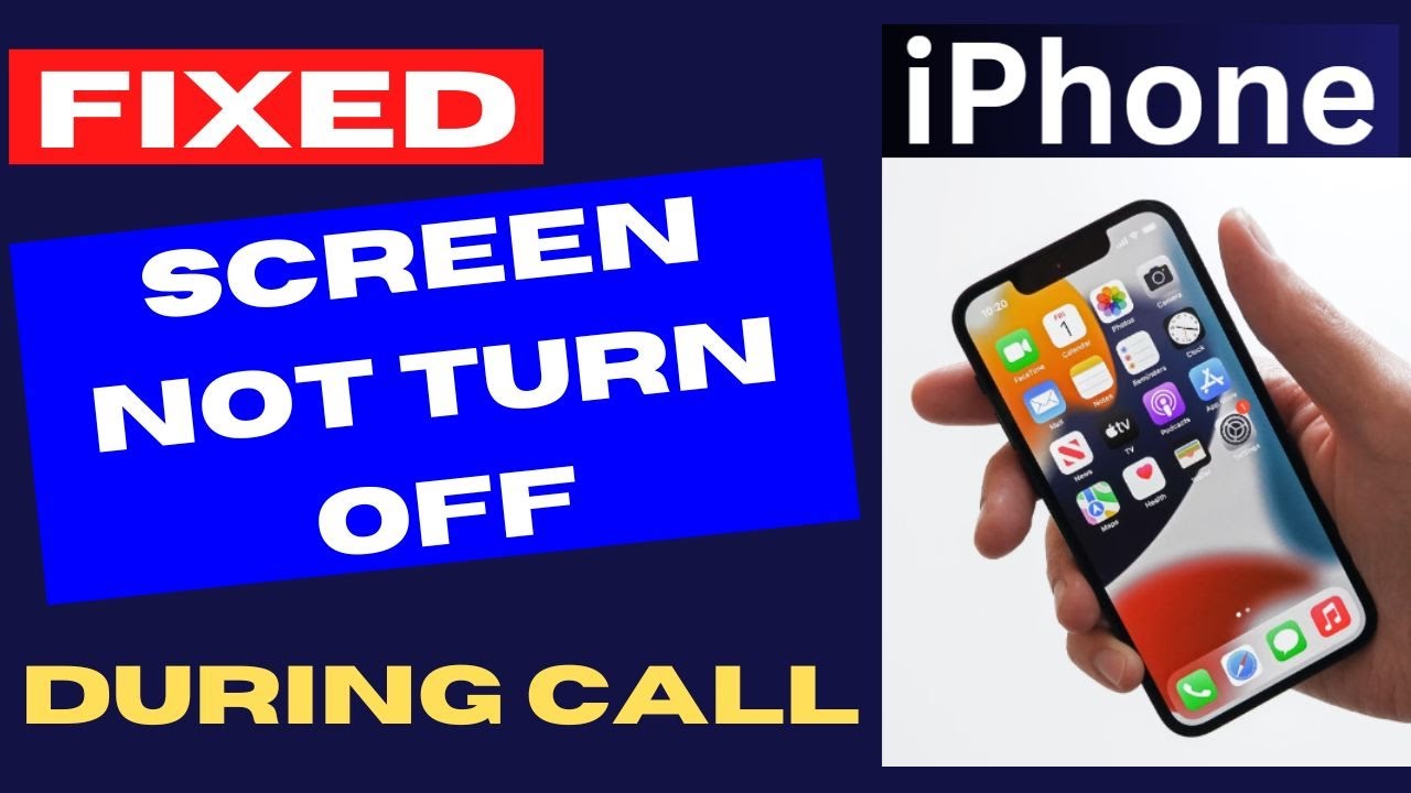 iPhone screen failed to turn off during call Fix - YouTube