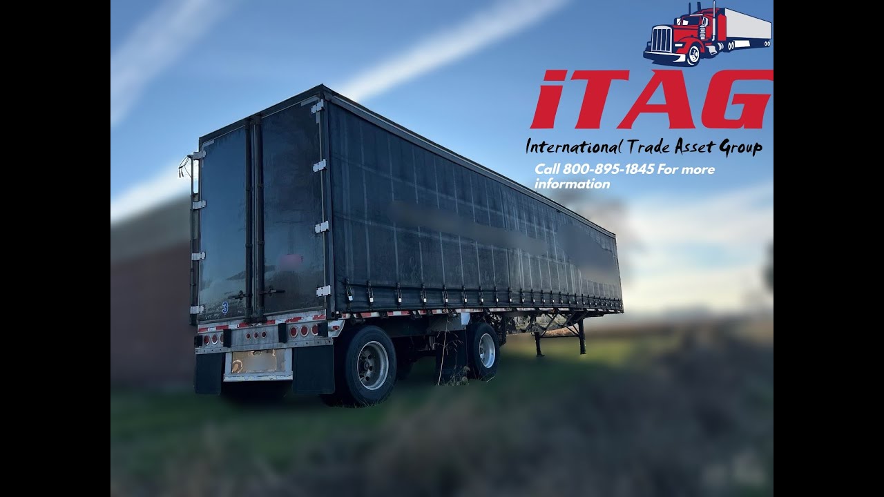 2005 Western 48x102 Curtain Side Trailer For Sale ITAG Equipment - YouTube