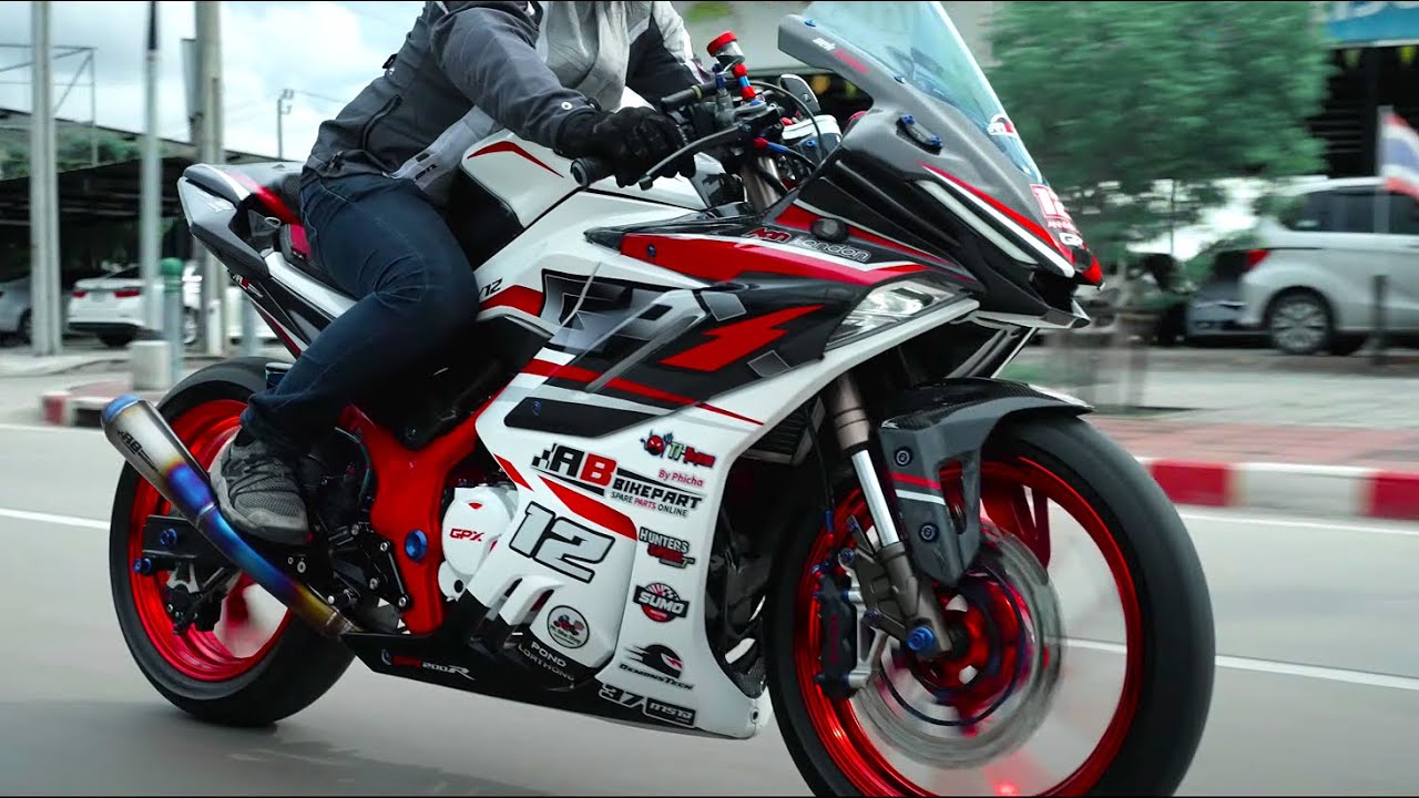 GPX DEMON GR200R สำนักแต่ง AB Bikepart - YouTube