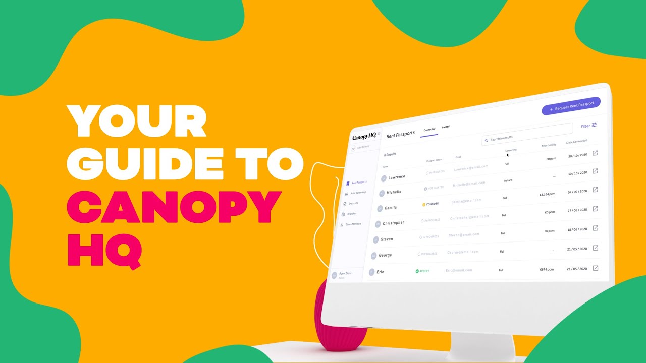 Canopy HQ Demo | Overview of Canopy Tenant Referencing Process - YouTube