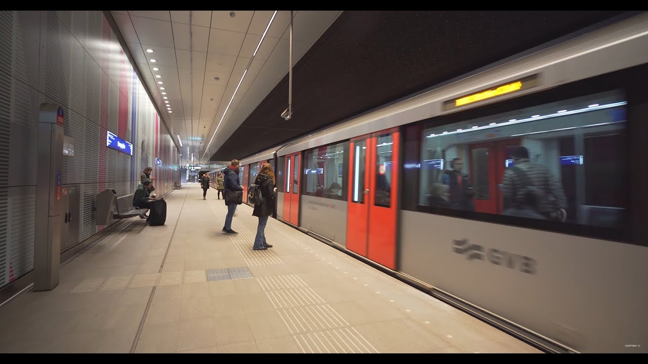 Netherlands, Amsterdam, Metro night ride from Europaplein to Zuid - YouTube