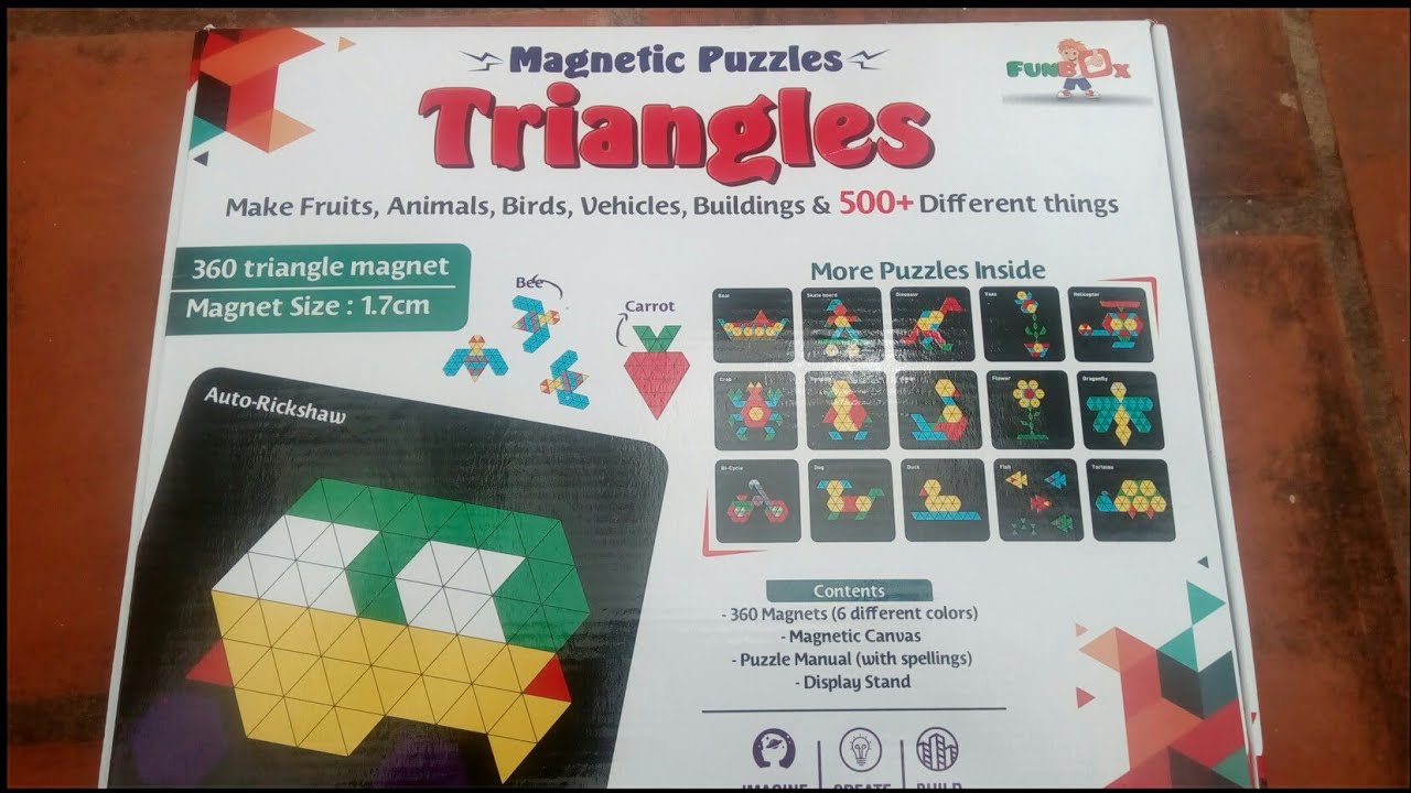 Magnetic Puzzles Triangles🔺| Best Board Game - YouTube