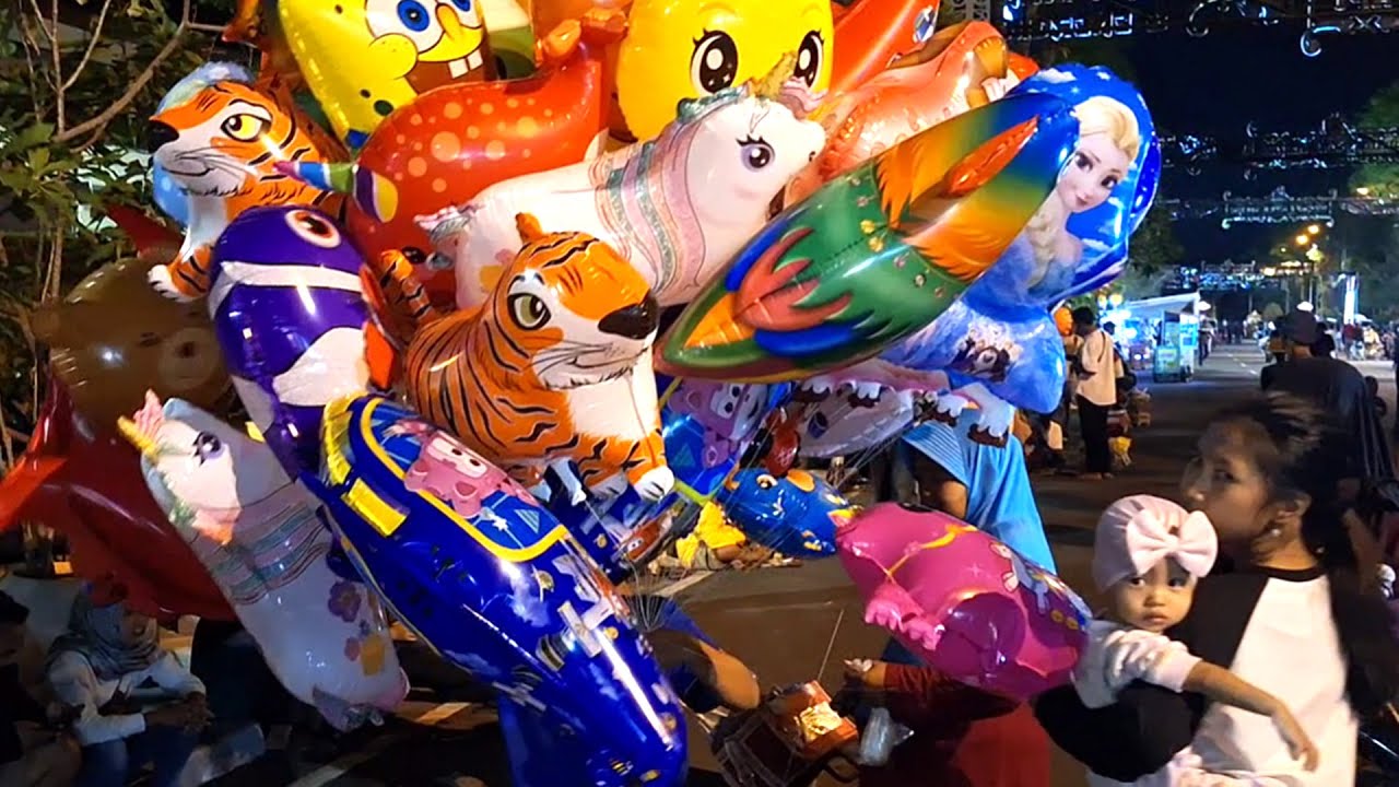 Wheels On The Bus Buy Balloons Characters Hello Kitty Animals Tiger ...