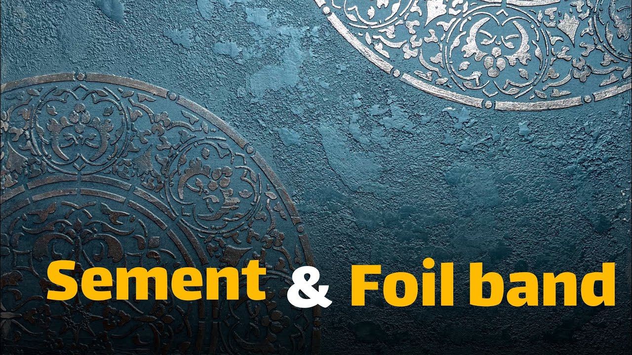 Texture training-foil band training-decorativ wall-wall patina tutorial ...
