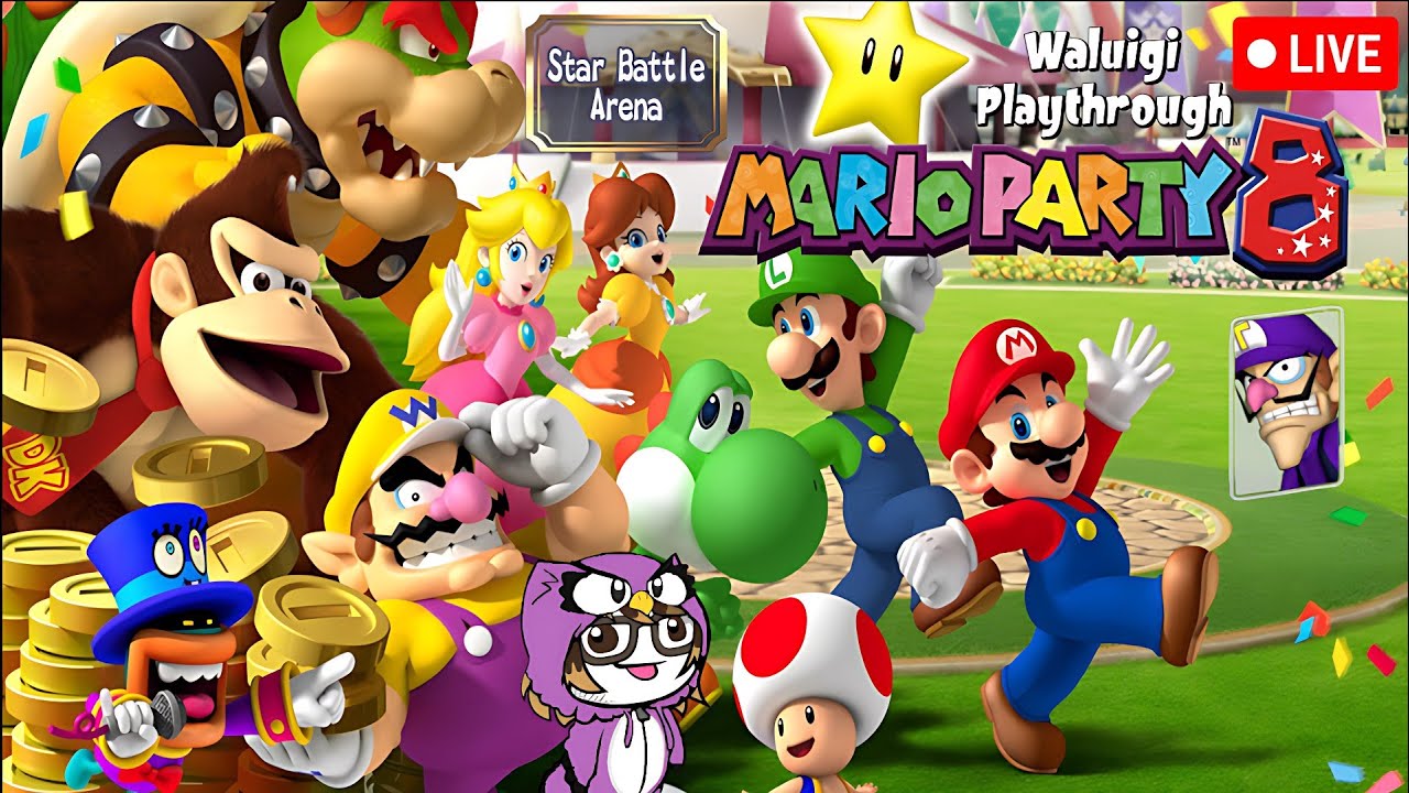 Mario Party 8: Waluigi Star Battle Arena Playthrough! #shorts - YouTube