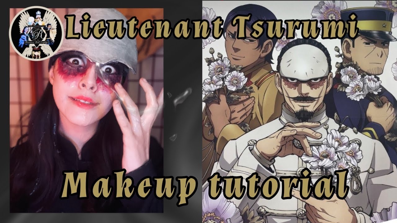 Lieutenant Tsurumi makeup tutorial (Golden Kamuy) - YouTube