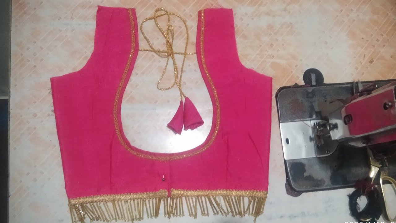 matka gala blouse design cutting stitching| blouse neck designs ...