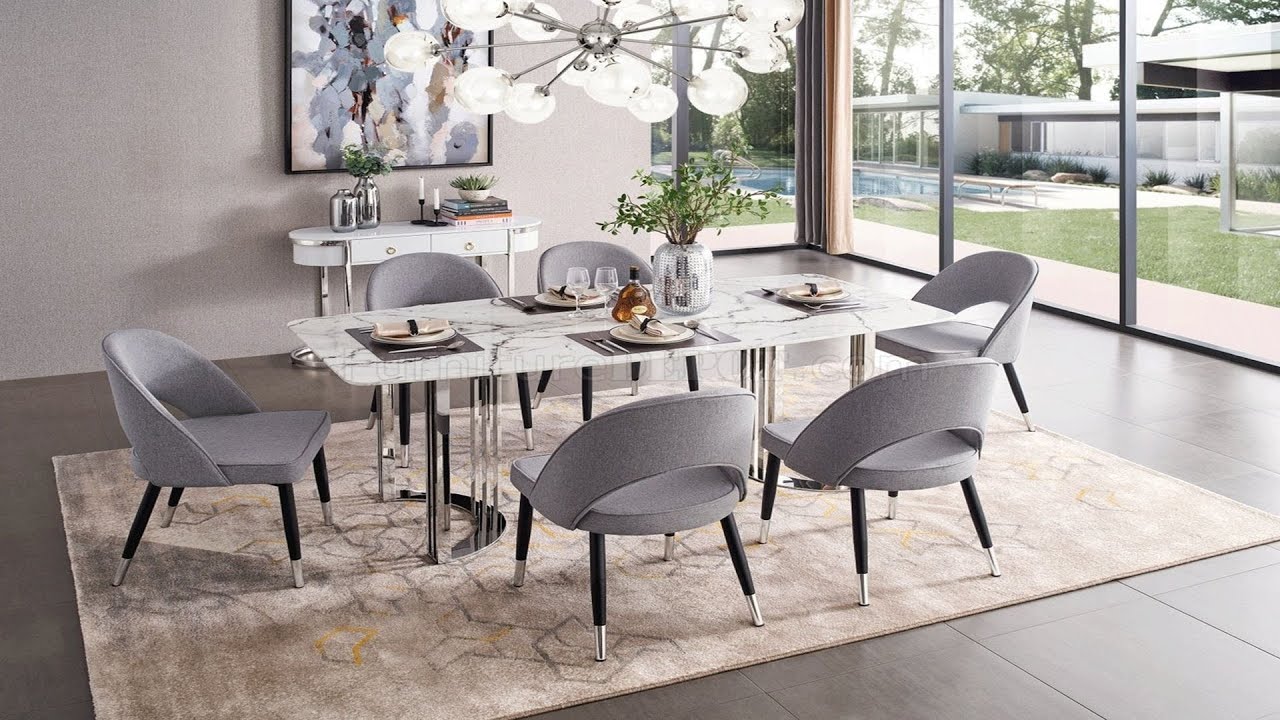 TOP! 100+ MODERN DINING TABLE SETS FURNITURE DESIGN IDEAS | HOW TO ...