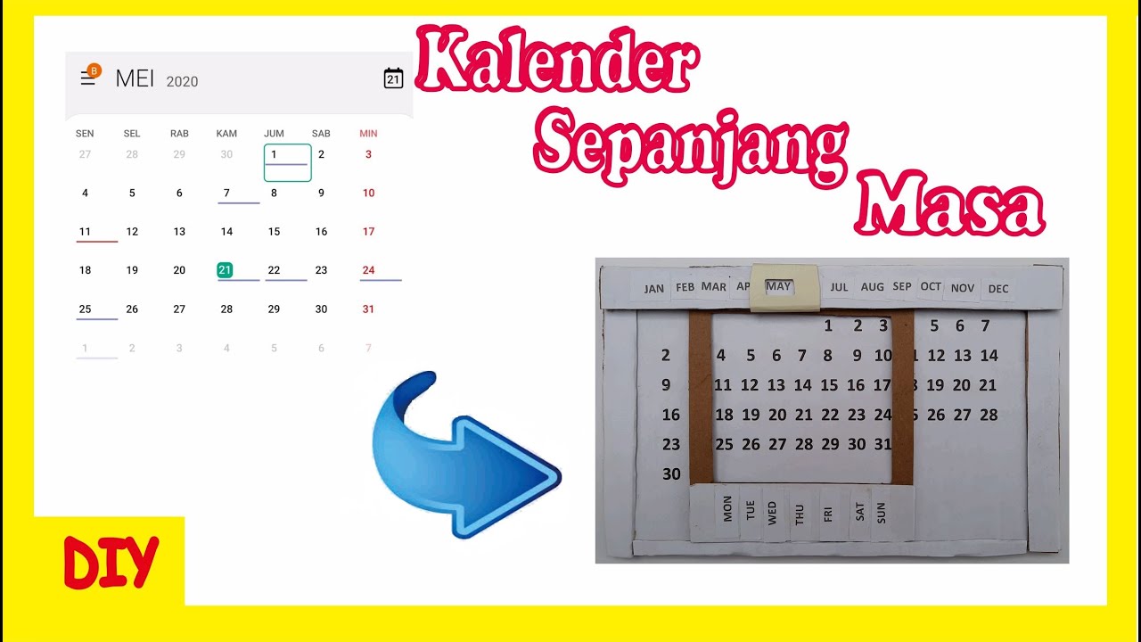 Membuat Kalender Sepanjang Masa - YouTube