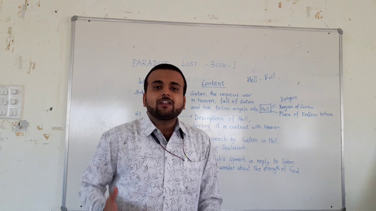 Paradise Lost Book 1 | Lecture #4 | Akshay Yardi - YouTube