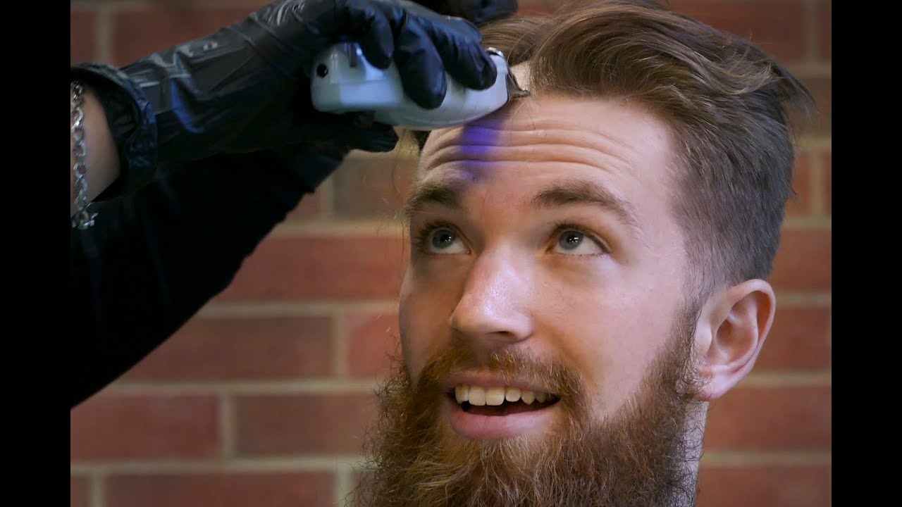 Connor gets his head shaved - YouTube