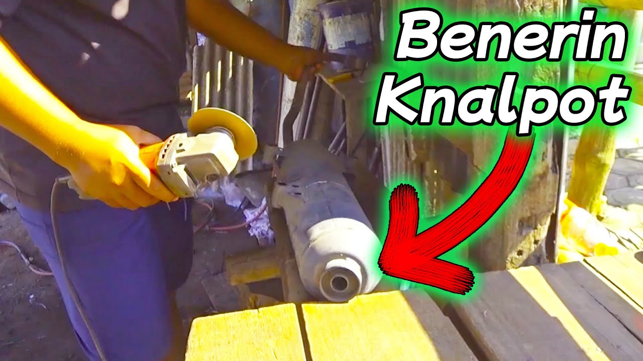 Knalpot Ternyata Bisa Dibenerin, Tidak Perlu Beli Baru - YouTube