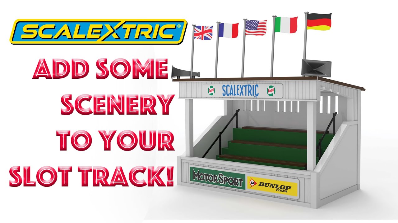 Unboxing-Scalextric Resin Grandstand - YouTube