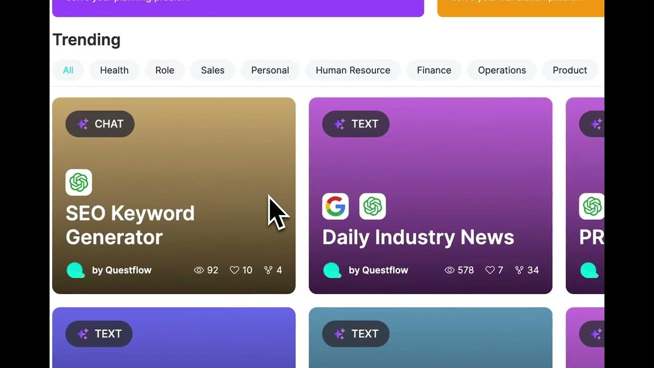 How to find, use and share AI agents with no-code - Questflow - YouTube
