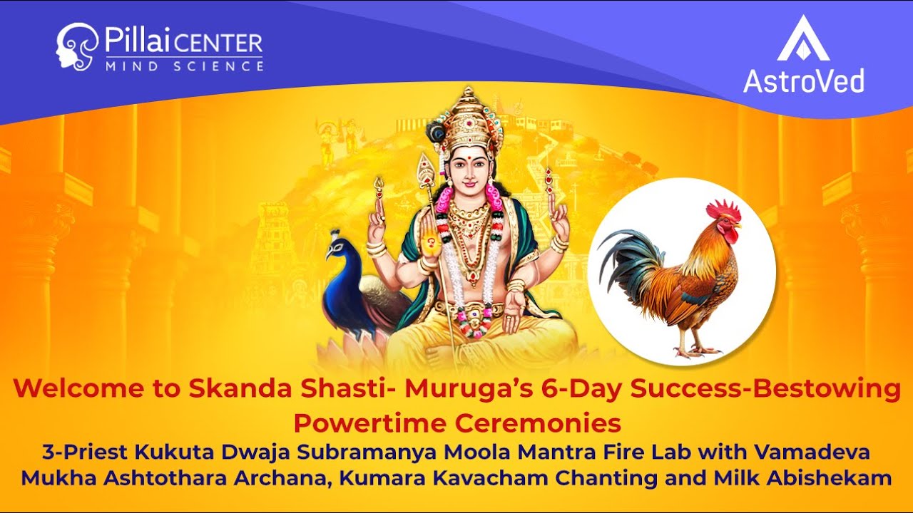 3-Priest Kukuta Dwaja Subramanya Moola Mantra Homa & Vamadeva Mukha ...