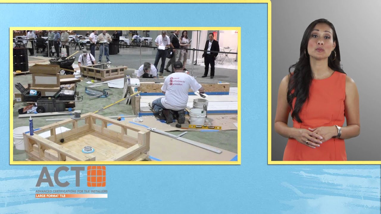 Advanced Certification for Tile Installers - YouTube