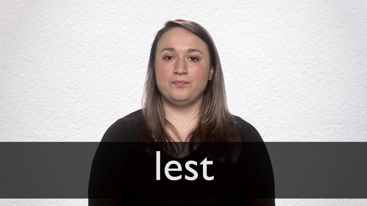 How to pronounce LEST in British English - YouTube