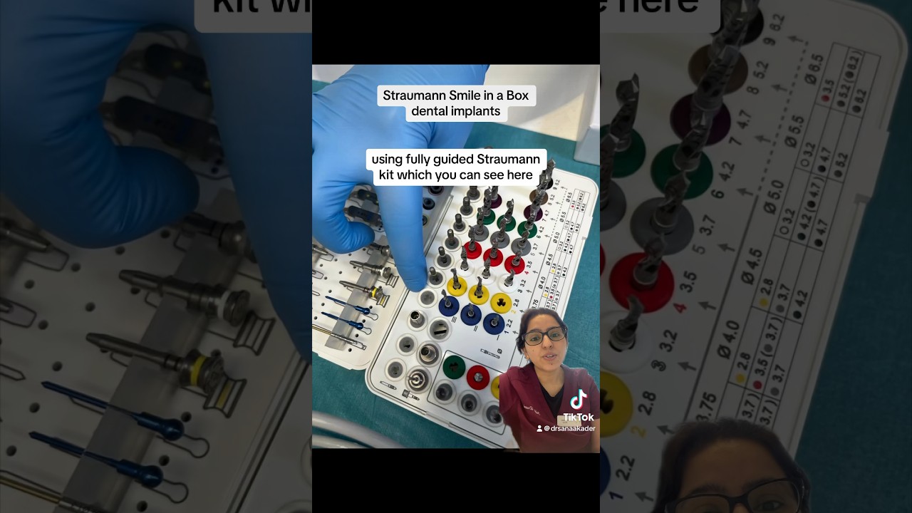 Straumann implant placements, using fully guided Smile in a Box # ...
