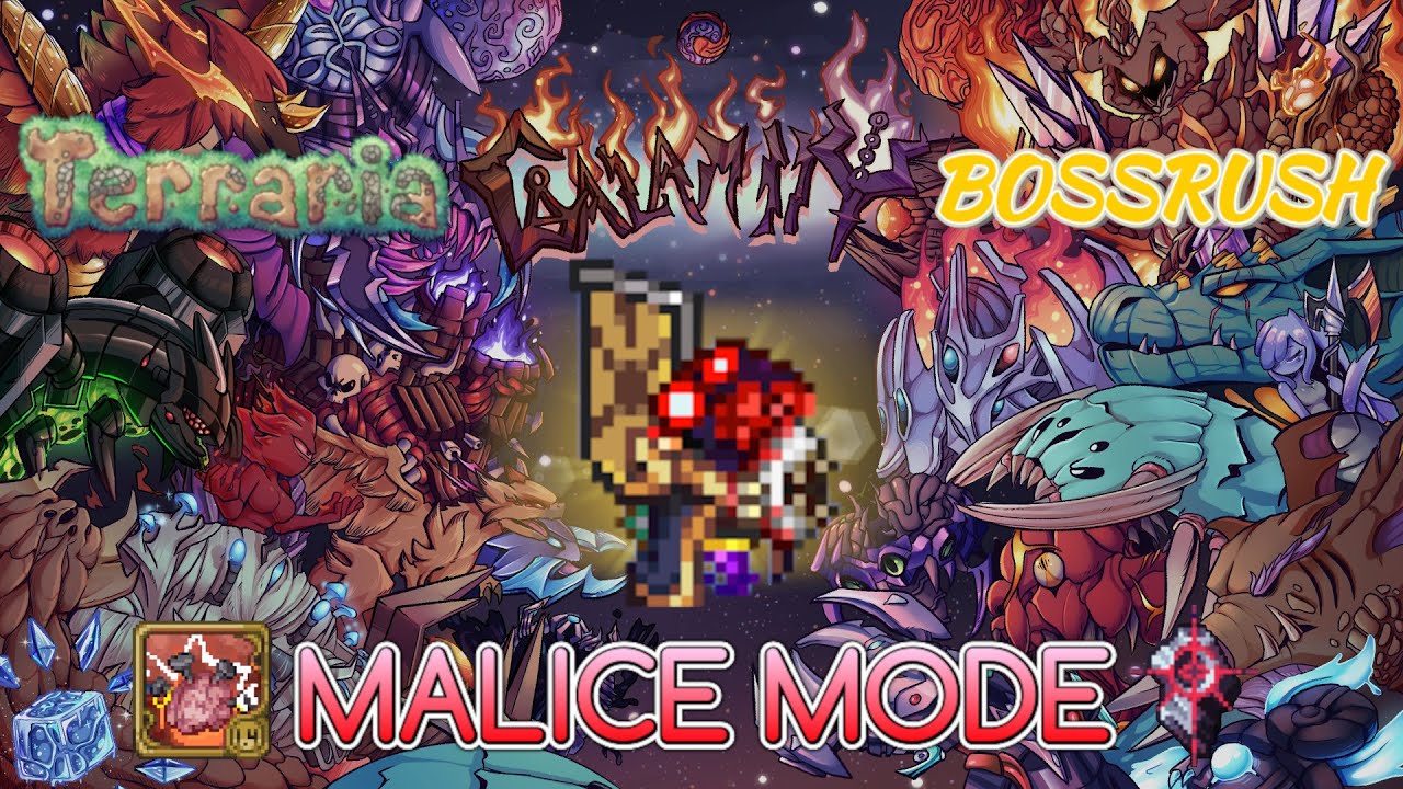 Terraria (Calamity Mod) - BossRush - I am the Final BOSS |Malice Mode ...