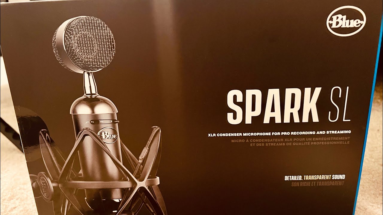 Blue Spark SL Microphone- Awesome 👏 Mic!!! - YouTube