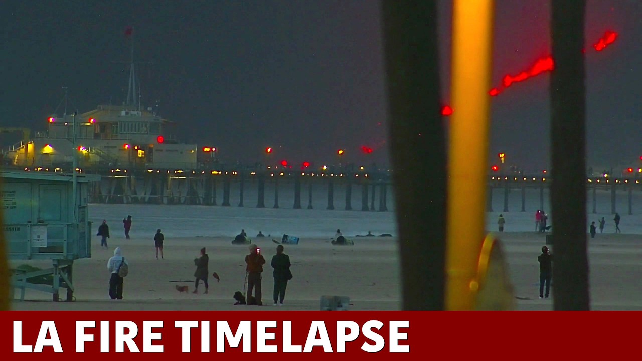 Venice Beach Pier Fire