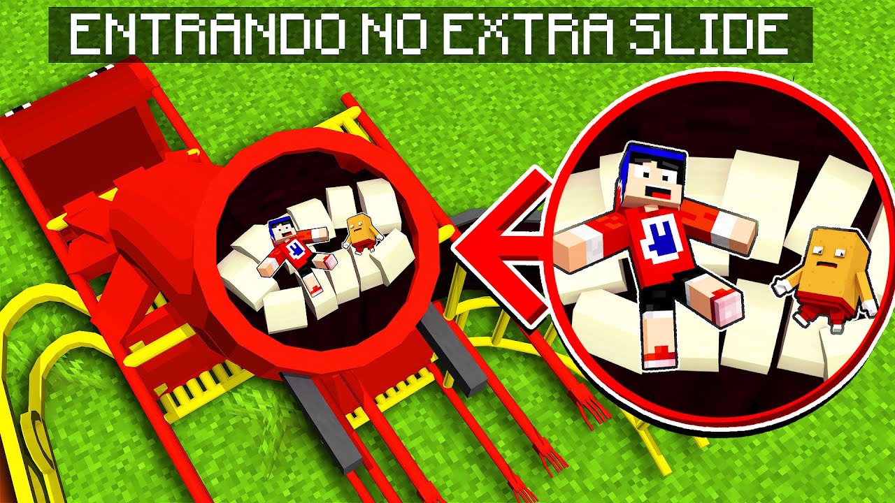 ENTRANDO NO EXTRA SLIDE no MINECRAFT! *TREVOR HENDERSON* - YouTube