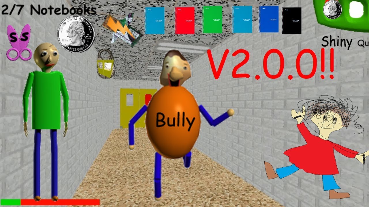 BALDI V2.0.0!!! Baldi's Basics 2.0.0 MOD Beta [Baldi v1.3.2 Mod] - YouTube