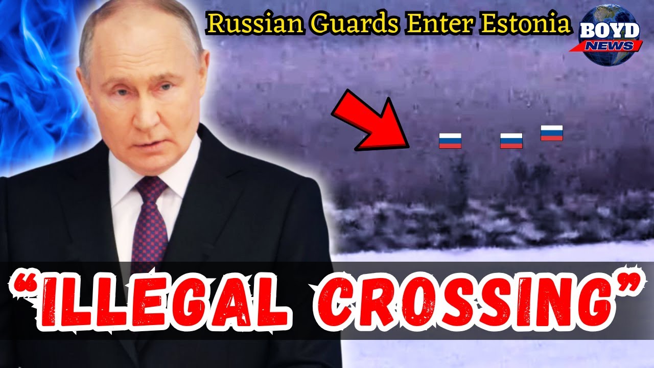 RUSSIAN BORDER GUARDS ENTER NATO TERRITORY | CRIMEAN AIRFIELD HAMMERED ...