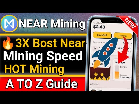 3X Mining Speed Trick | Near wallet mining | Hot token mining | Bost ...