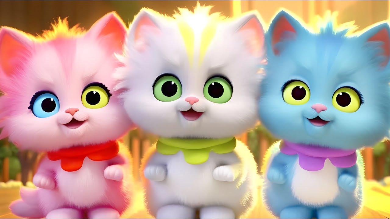 Kitty Cat Song 🐱💃 + More | Play with Kittens | Pet Care Song | Nursery ...