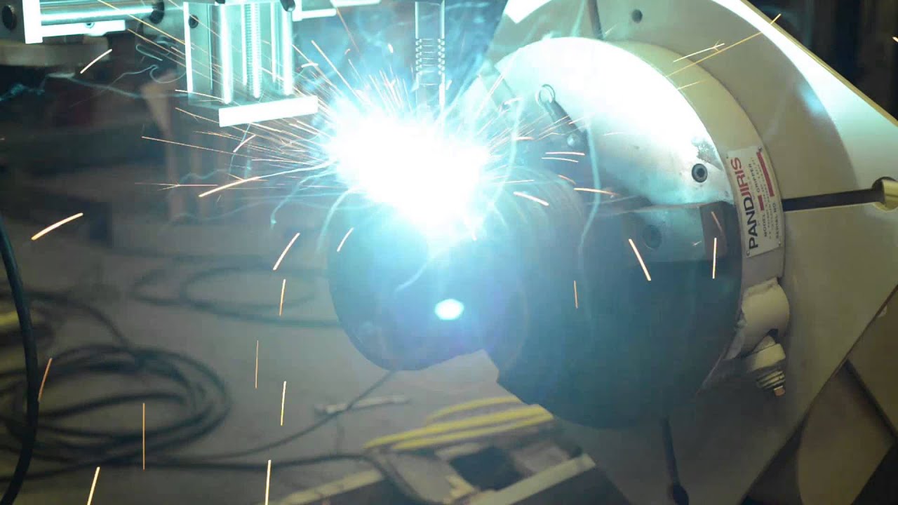PipeWorx Miller Electric and Pandjiris Pipe Welding Automation - YouTube