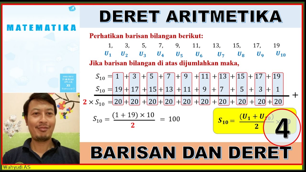 DERET ARITMETIKA - BARISAN DAN DERET (4) - MATEMATIKA SMA KELAS 11 ...