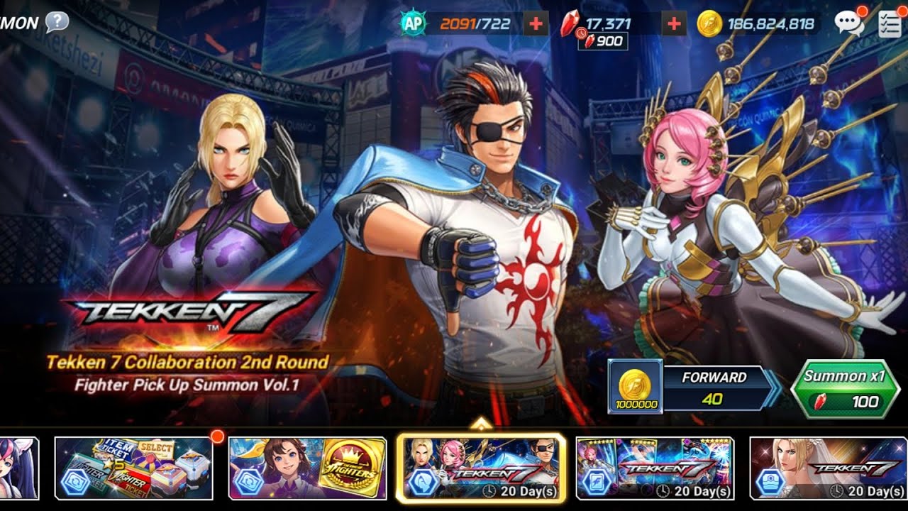 King of fighters All Star - My 3rd Acc Tekken 7 Summon [17k+Ruby]🎬🎬🎬 ...