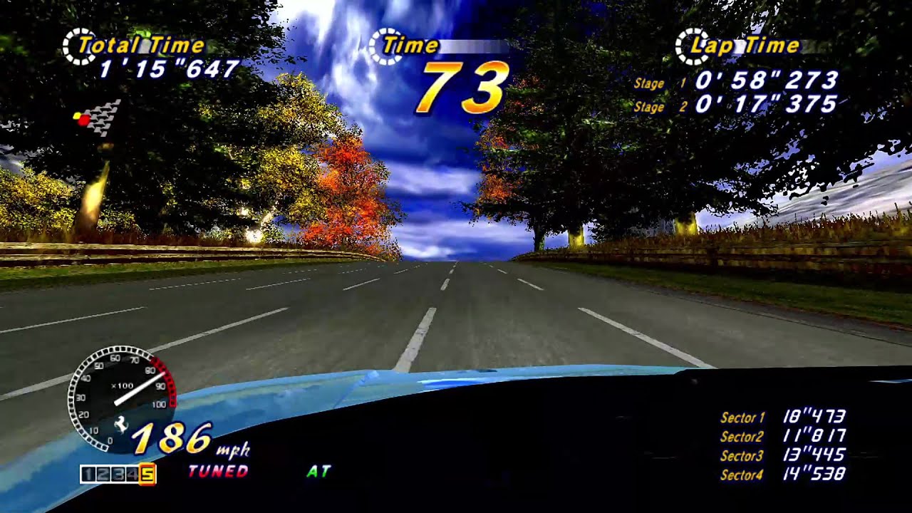 OutRun Online Arcade Driver's Seat Perspective Through Goal E - YouTube