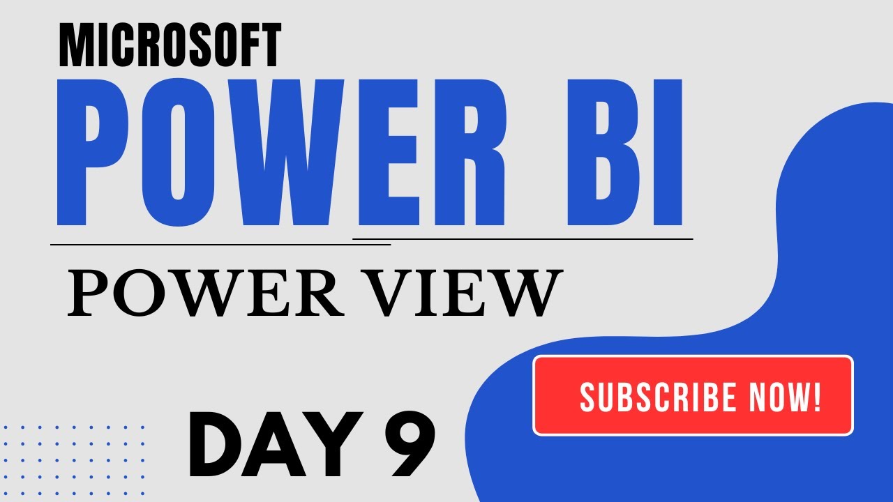 POWER BI - Power View - DAY 9 - YouTube