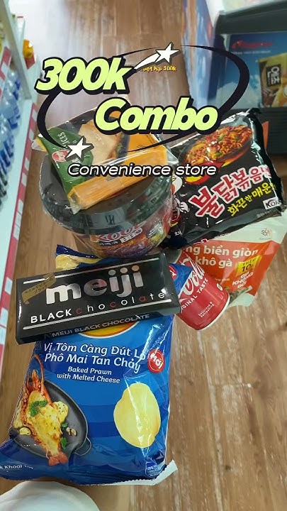 #shorts Combo 300k mua được gì tại cửa hàng tiện lợi #combo #mukbang - YouTube