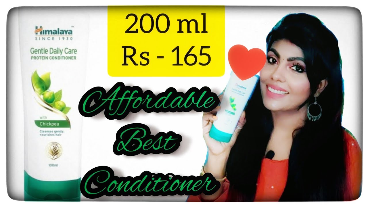 Himalaya Gentle Daily Care Chick Pea Conditioner / How to use ...