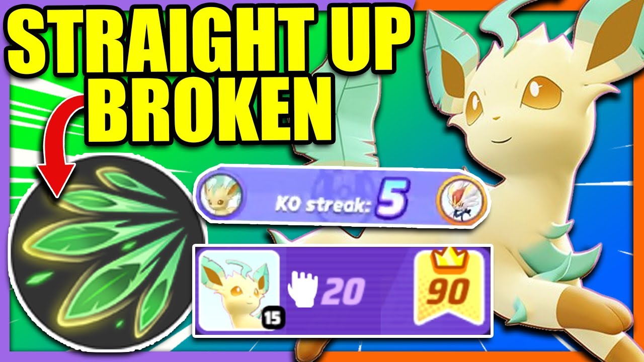 RAZOR LEAF is even more BROKEN Worlds First LEAFEON 5 KO?! | Pokemon ...