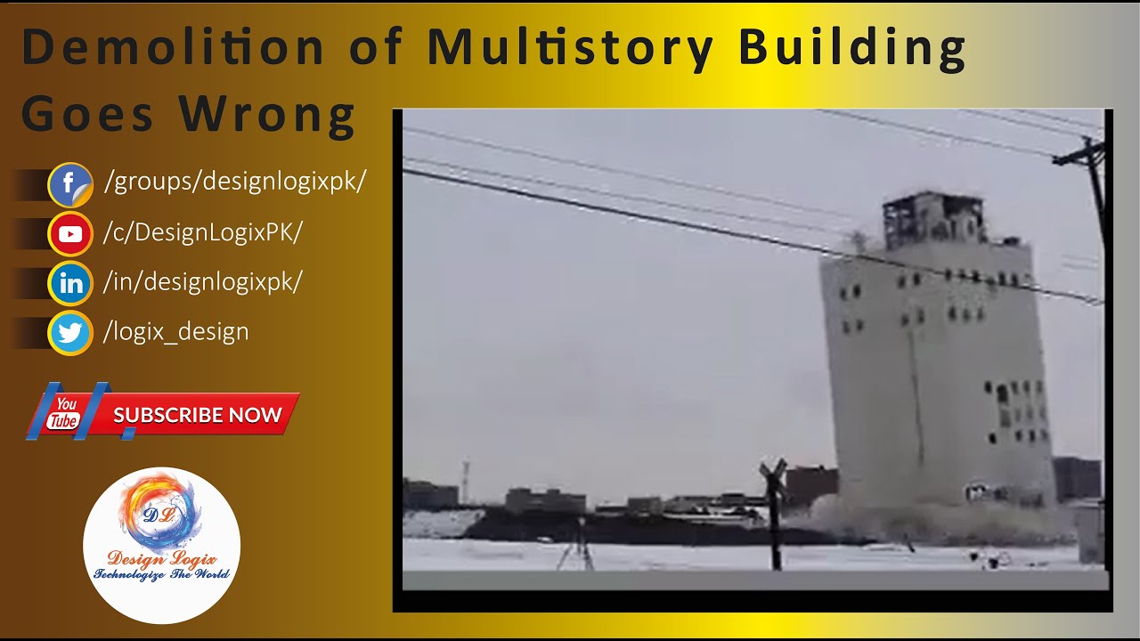 Demolition of Multistory Building Goes Wrong - #Shorts - YouTube
