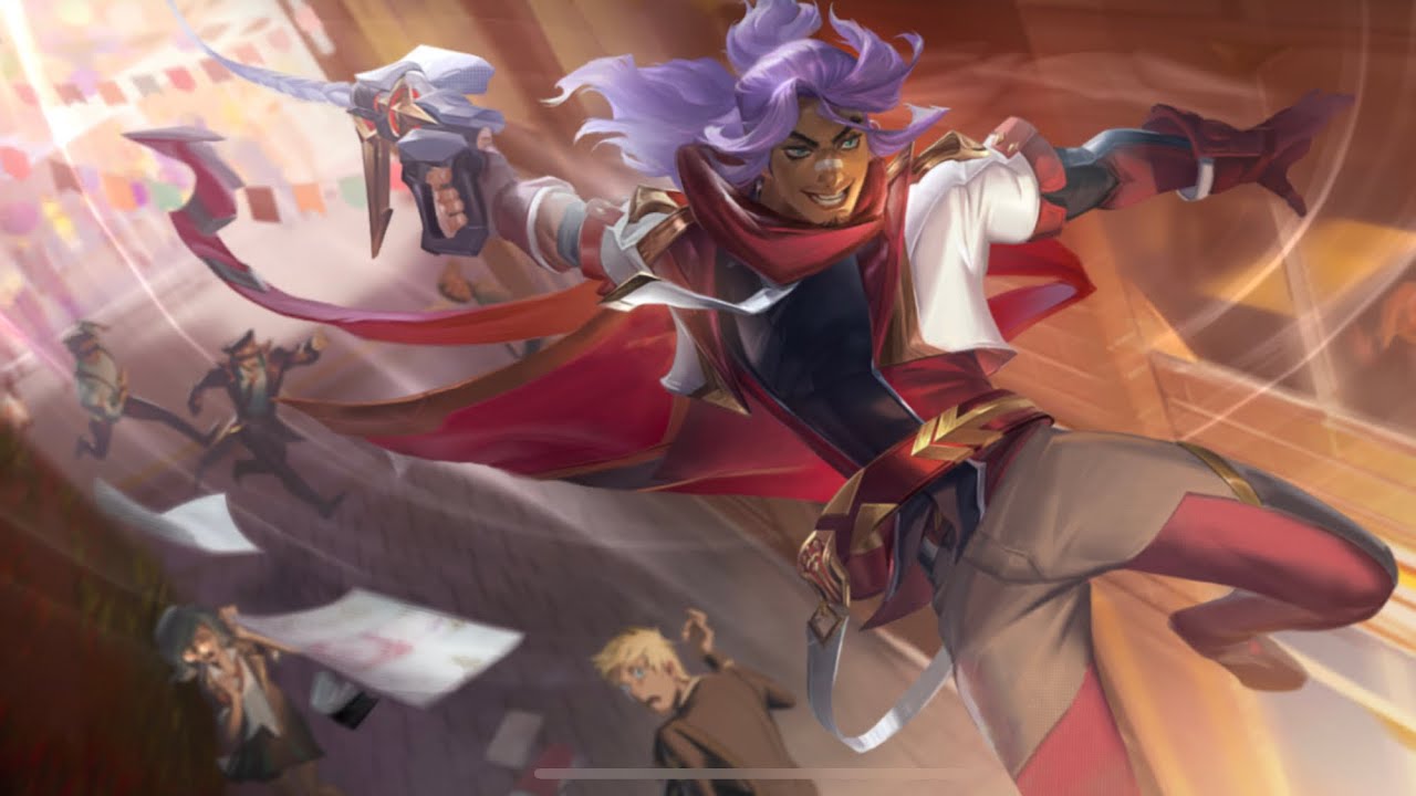 learn to Play New champion. and new skin battle Academia Aksan. League ...